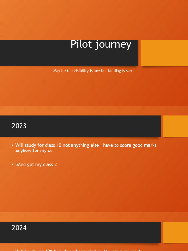 Pilot Journey | PDF