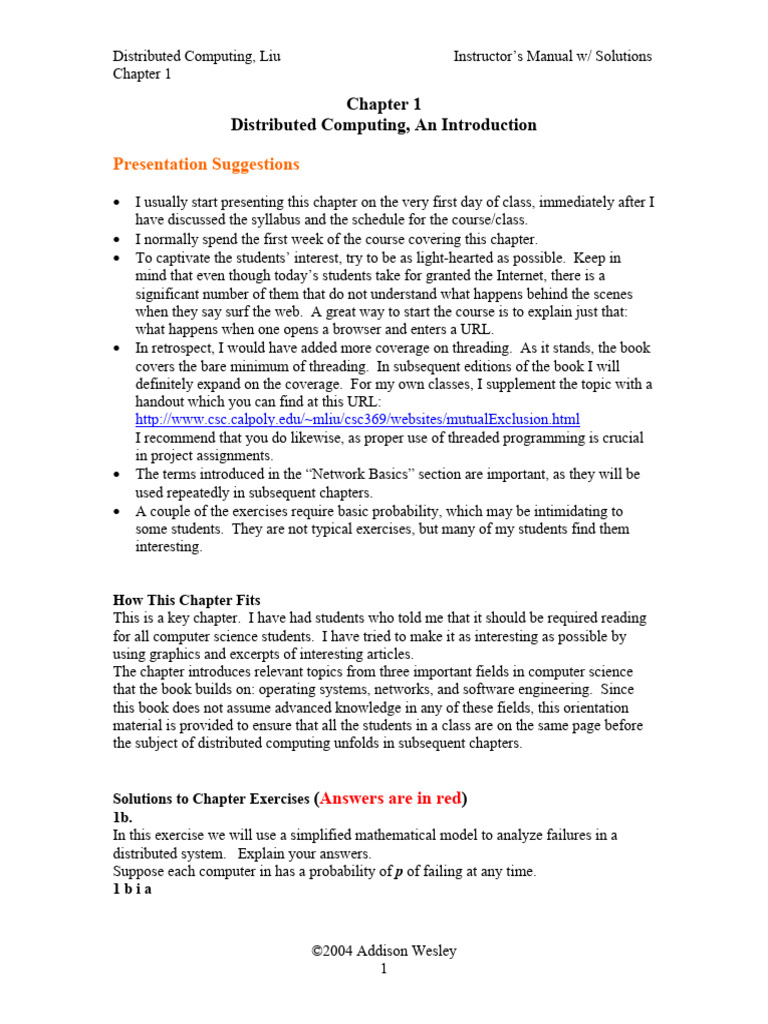 Chapter 1 | PDF | Internet Protocols | Port (Computer Networking)