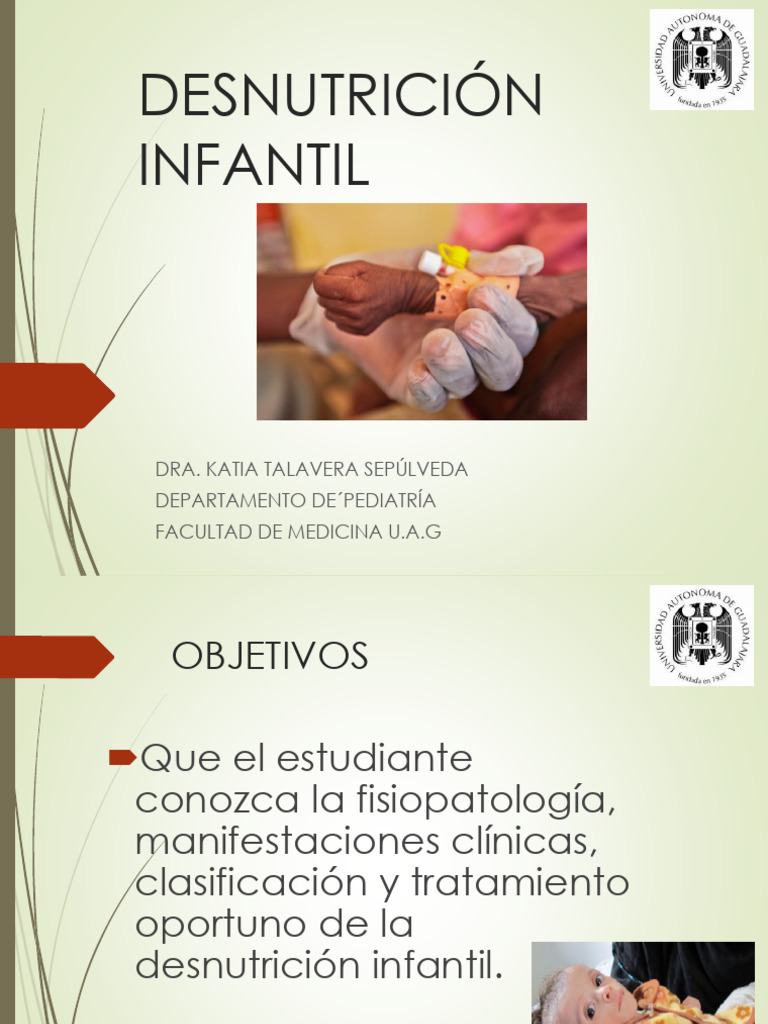 Desnutrición Infantil Pdf Sistema Inmune Nutrición