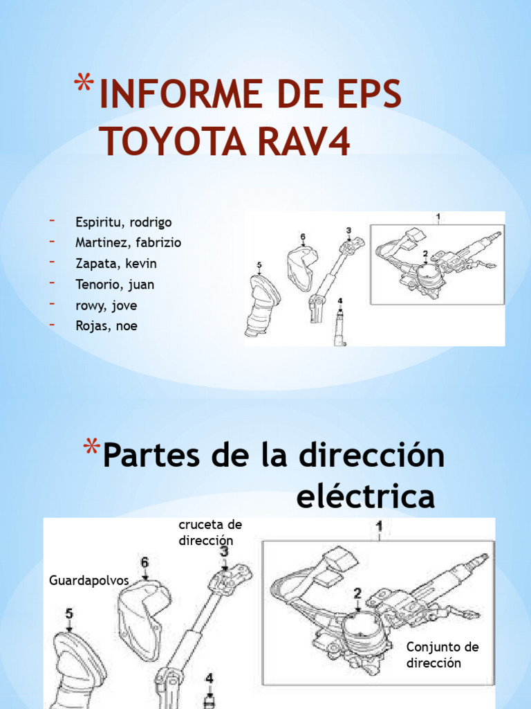 Informe de Eps Toyota Rav4 | PDF