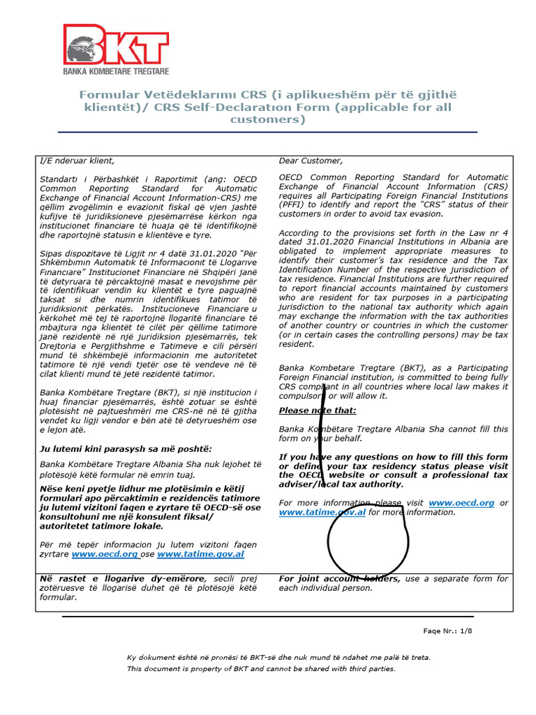 CRS-ForM-Individe Web Ok 2 | PDF