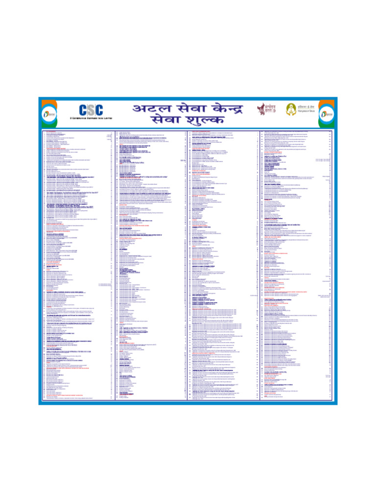 CSC Vle Center Service List Download | PDF | Welfare | Agriculture