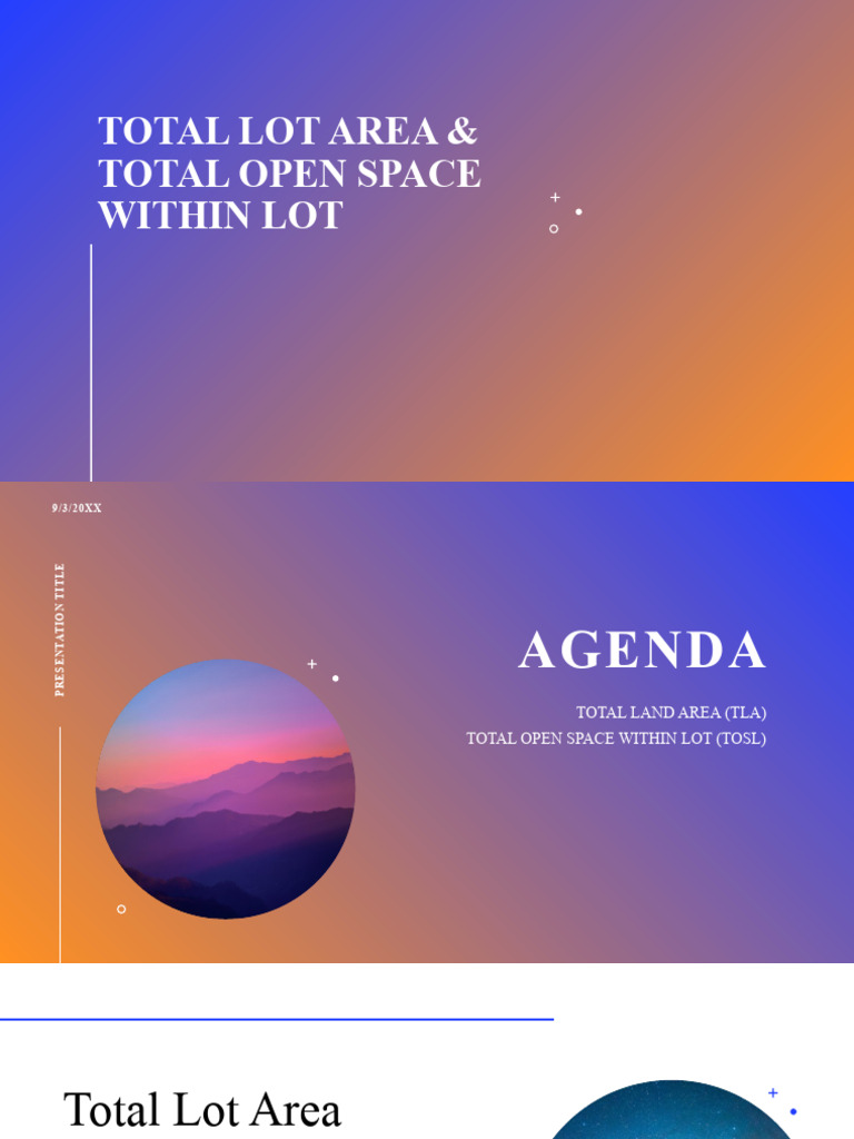 Total Lot Area Report | PDF