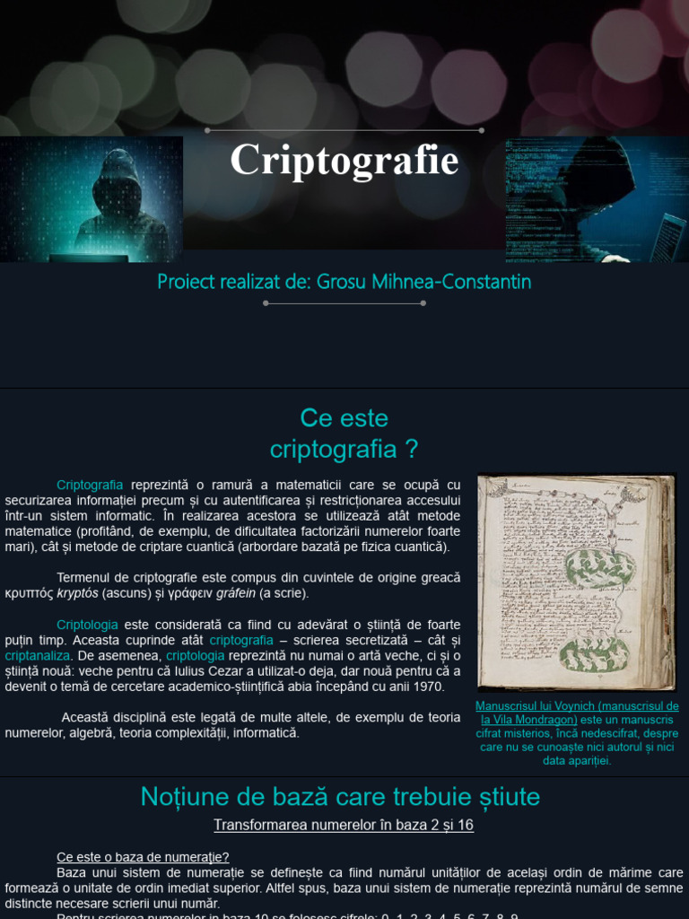 Criptografie 1 | PDF