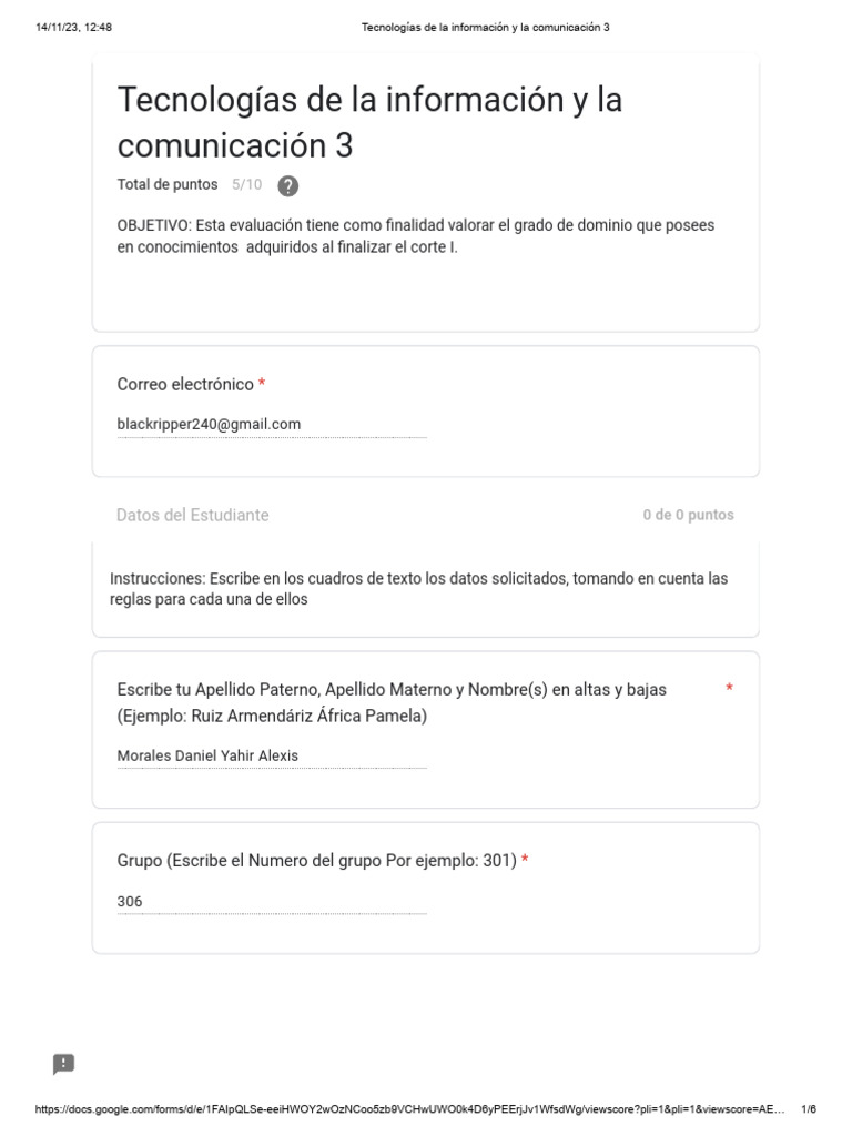 Segundo Parcial 306 | PDF | Microsoft Excel | Tecnologías de la información