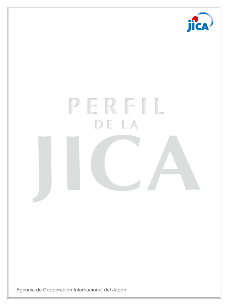 jica_profile_sp | PDF | Japón | Asia