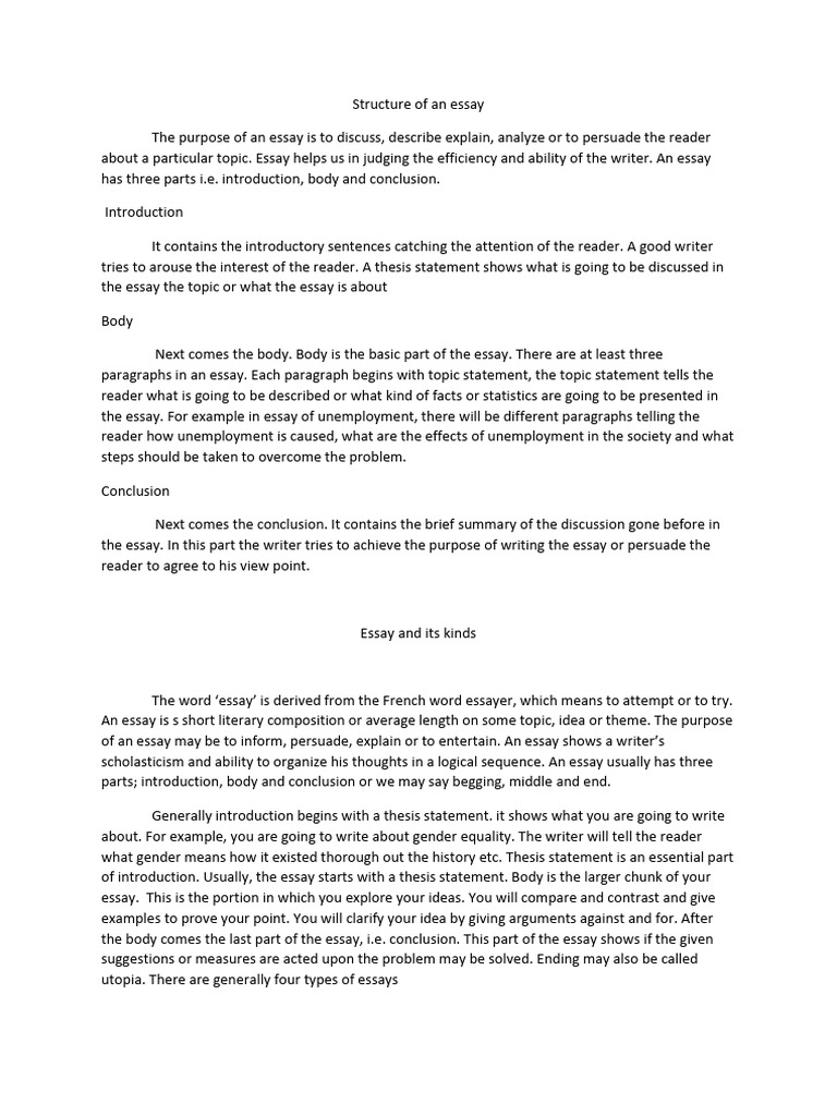Semester One 1 | PDF | Essays | Paragraph