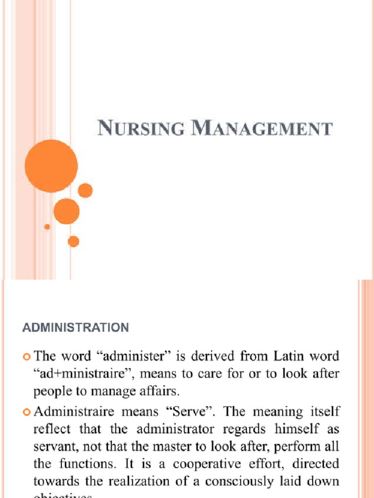 Nursing Management | PDF