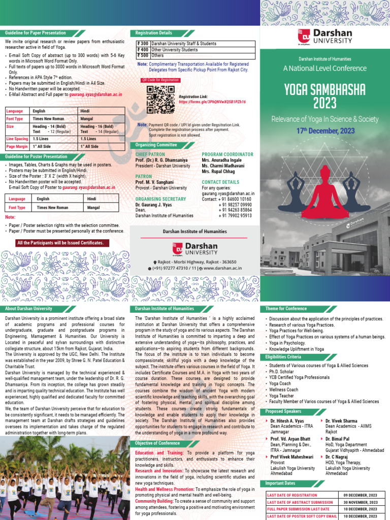 National Yoga Conference 2023 | PDF | Hindu Philosophy | Yoga
