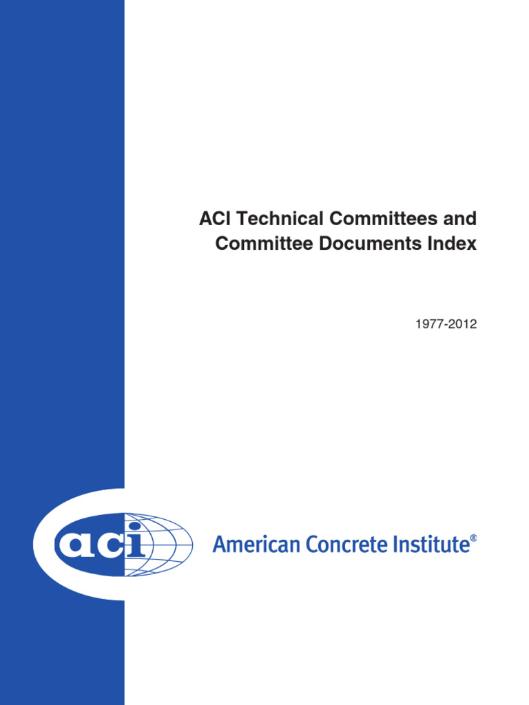 ACI Standarts | PDF | Concrete | Cement