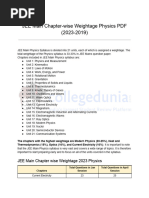 CBSE Class12 Physics Weightage 2026 Clean | PDF | Electromagnetism ...