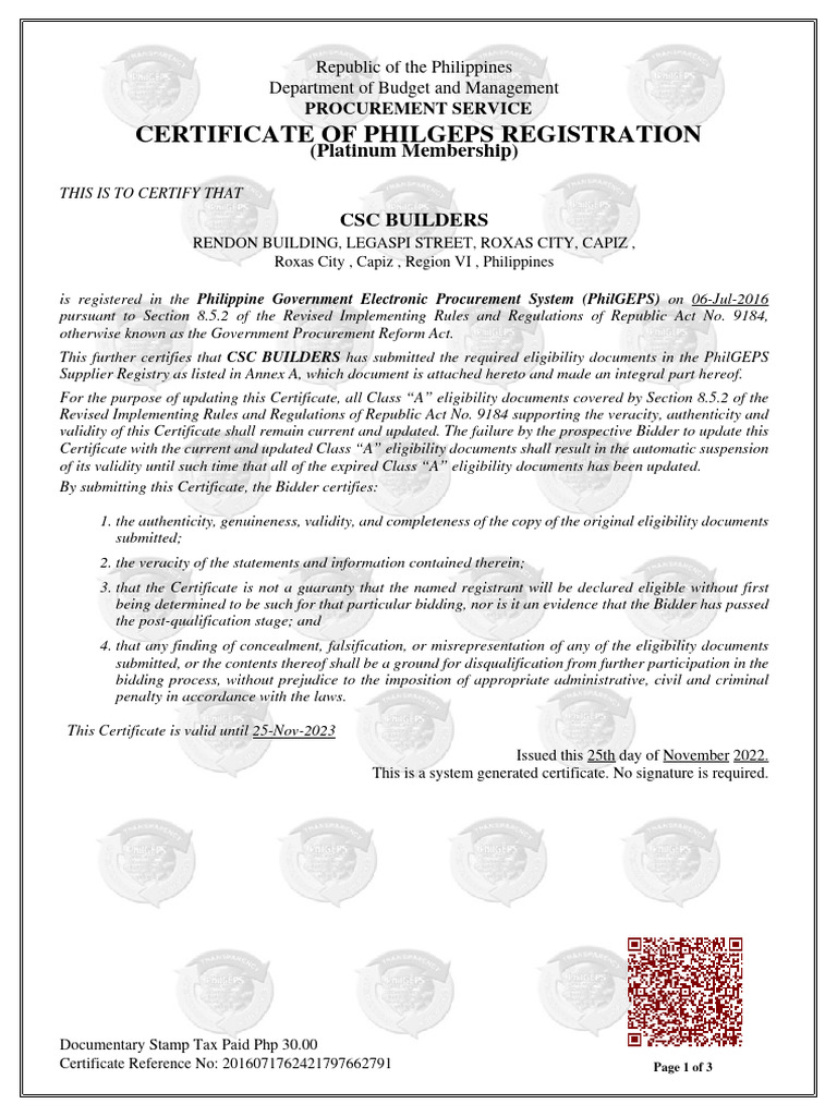 Philgep Registration 2022 2023 | PDF | Justice | Crime & Violence