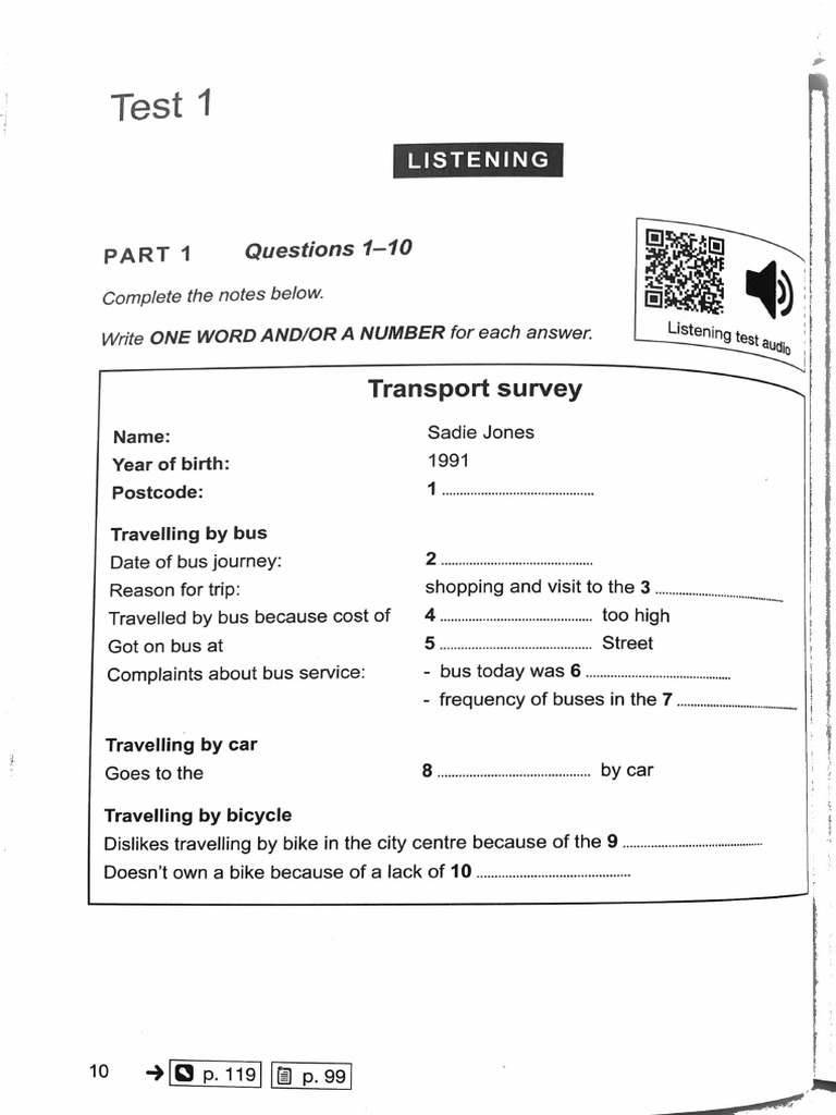 IELTS Academic 18 - Listening Test 1 | PDF