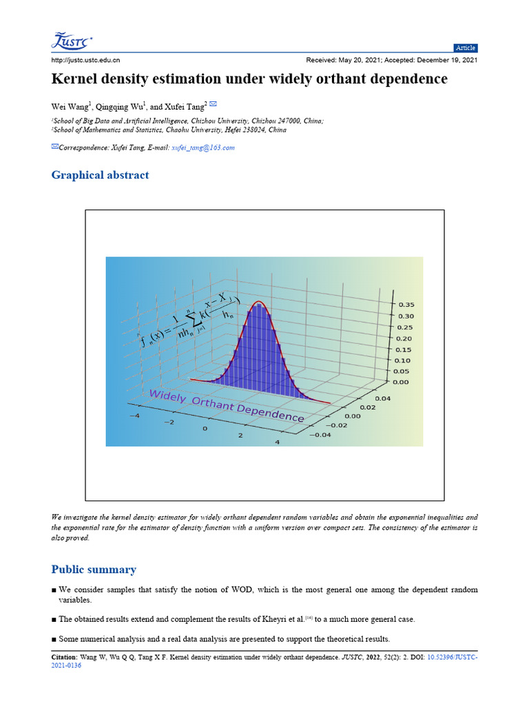 Just 2021 0136 | PDF | Estimator | Statistics