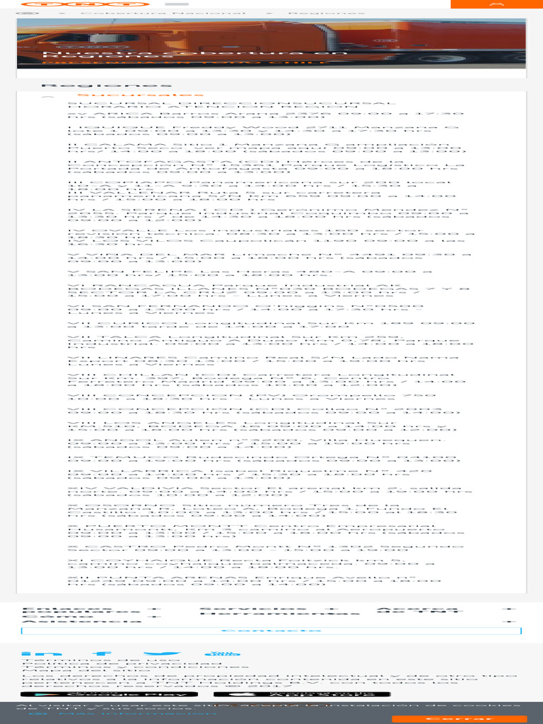 Cobertura TNT en Regiones de Chile | PDF