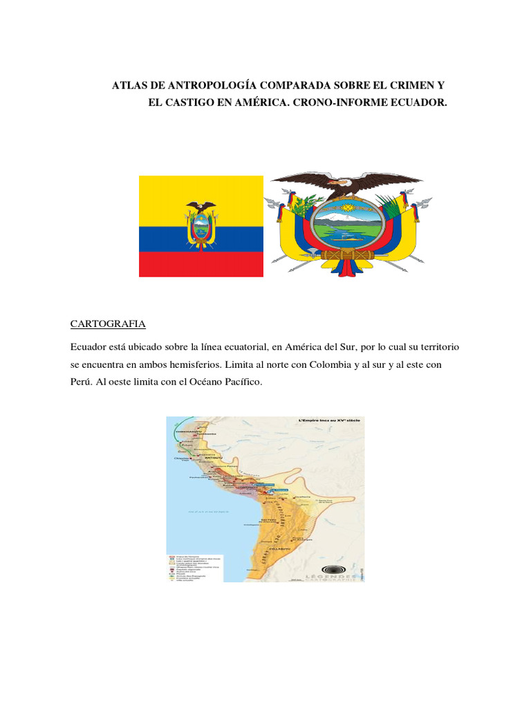 Crono-Informe Ecuador | PDF | Imperio Inca