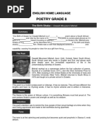 New Boy Poem Grade 8 | PDF | Poetry