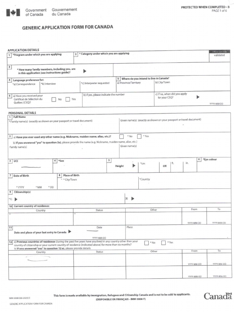 Generic Application | PDF