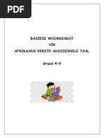 Afrikaans Sentence Structure Guide | PDF | Subject (Grammar) | Verb