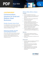 Datasheet Mitel EX Controller EN | PDF | I Pv6 | Quality Of Service