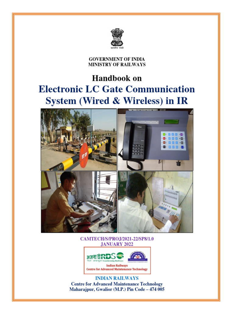 Handbook On Electronic LC Gate Communication System (Wired & Wireless ...