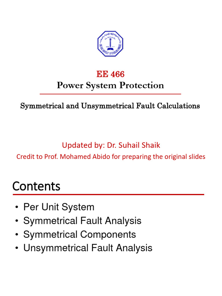 03 Fault Calculations Download Free Pdf Transformer Quantity