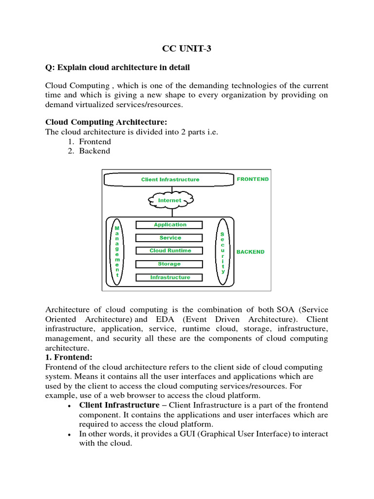 CC Unit-3 | PDF | Cloud Computing | Computer Network