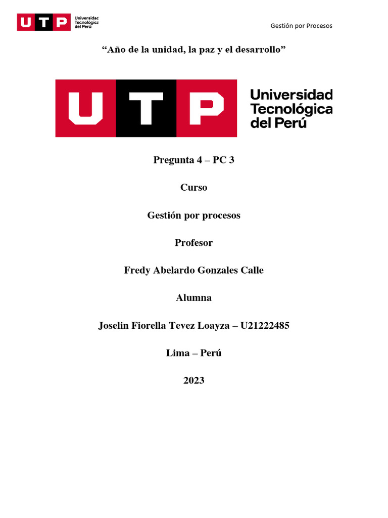 Pregunta 4 - PC 3 Gestion Por Procesos | PDF