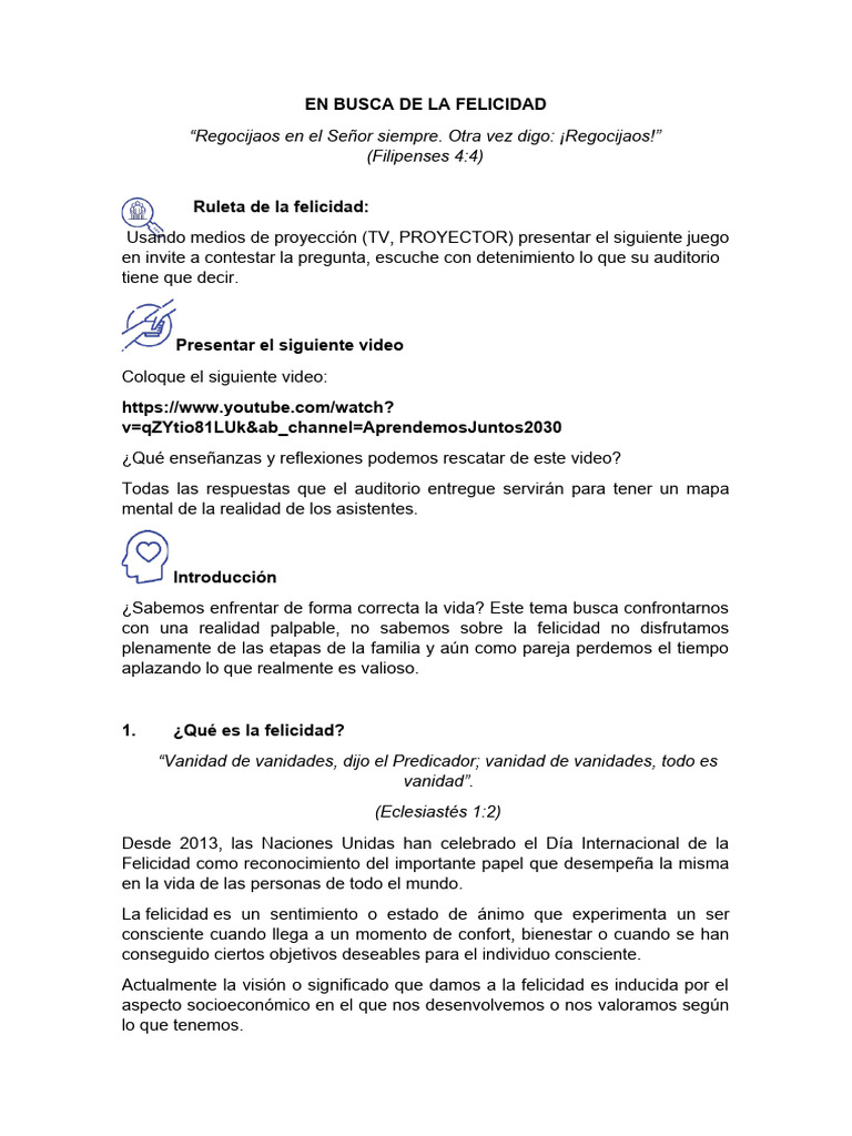 en Busca de La Felicidad (R) | PDF | Felicidad | Amor