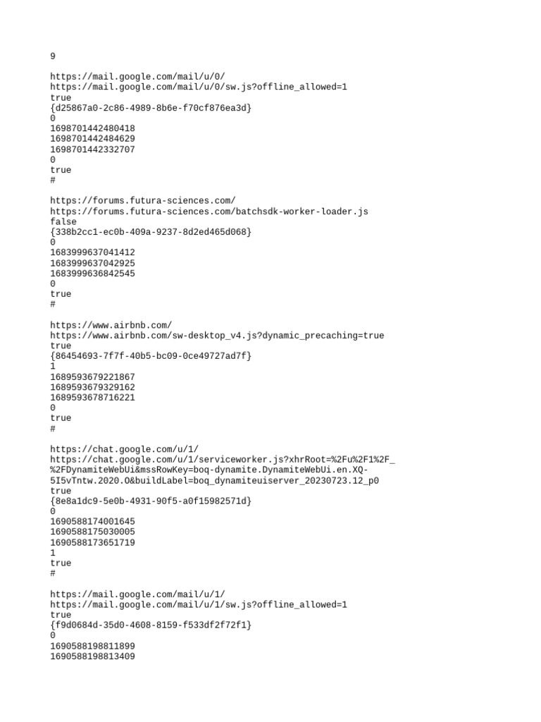 Web Service URLs and Metadata | PDF