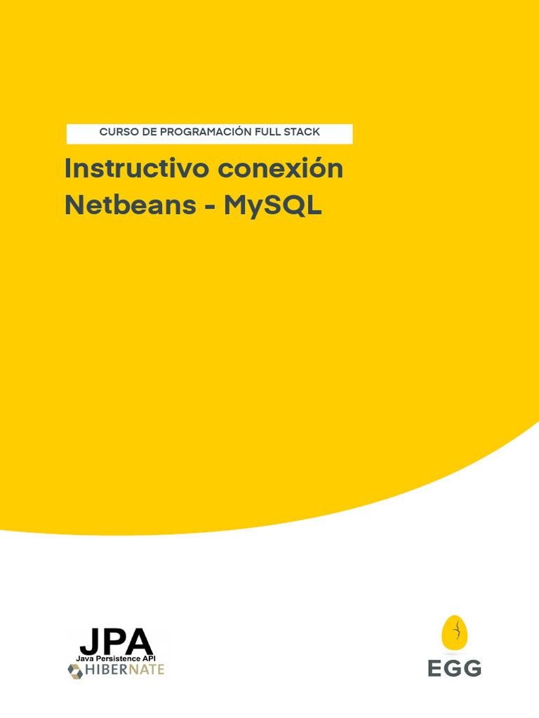Instructivo Conexión Netbeans - MySQL | PDF | Informática