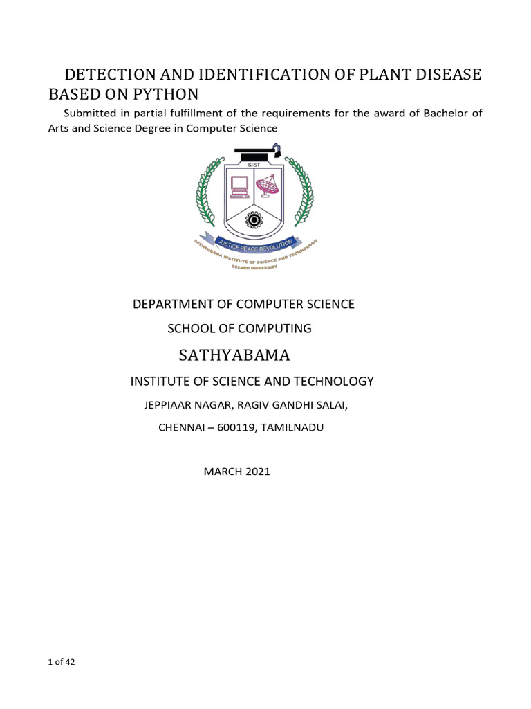 B.SC Cs Batchno 18 | PDF | Image Segmentation | Computer Vision