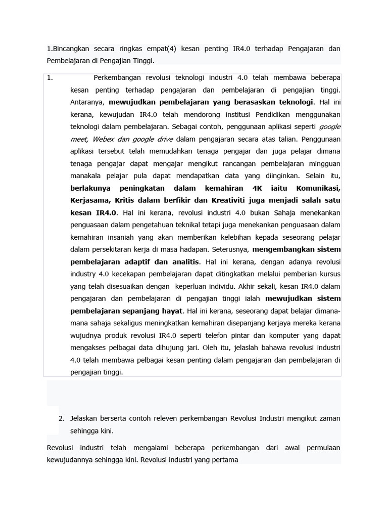 Soalan Exam Revo | PDF