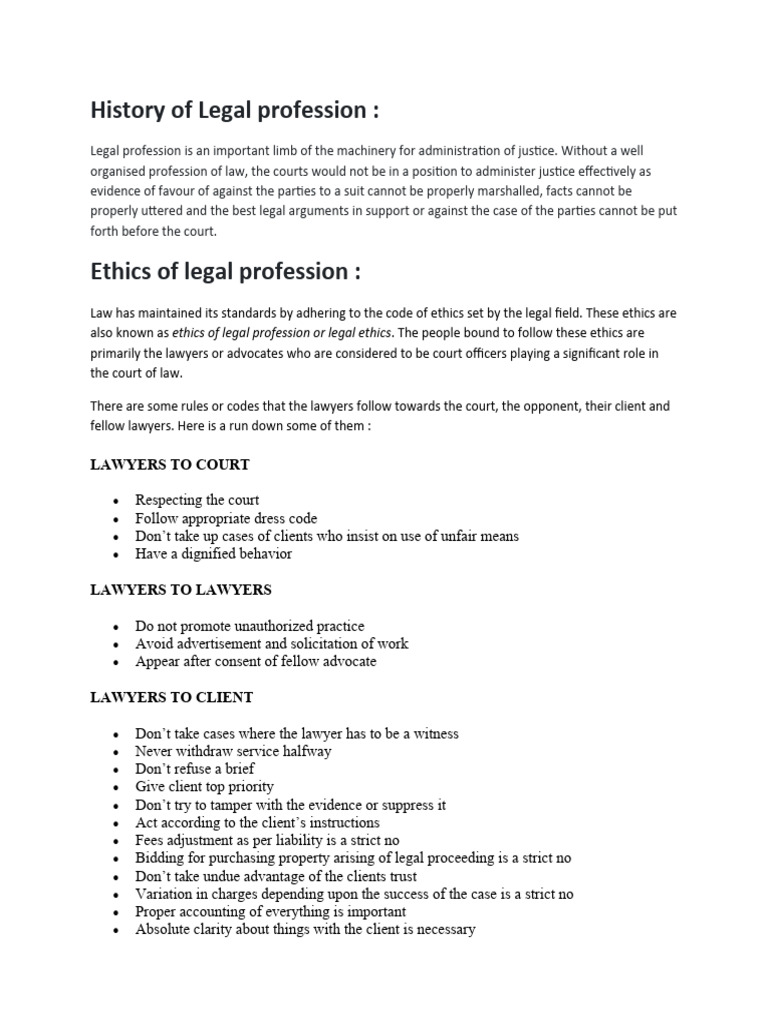 History of Legal Profession in English | PDF