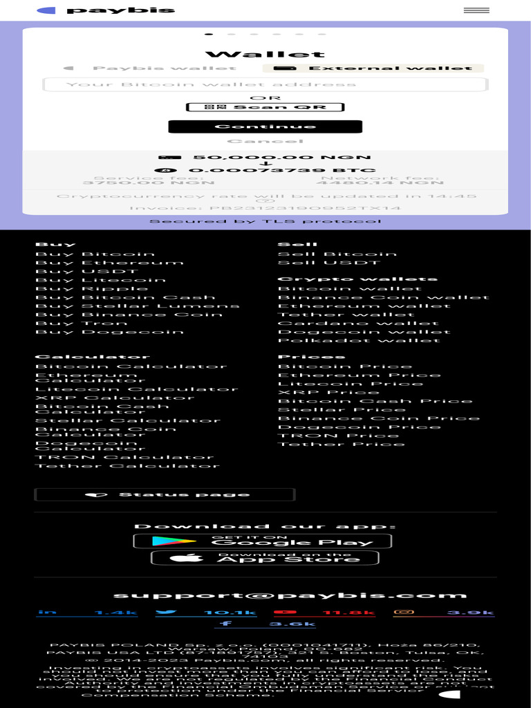 Start New Exchange Paybis | PDF | Cryptocurrency | Bitcoin