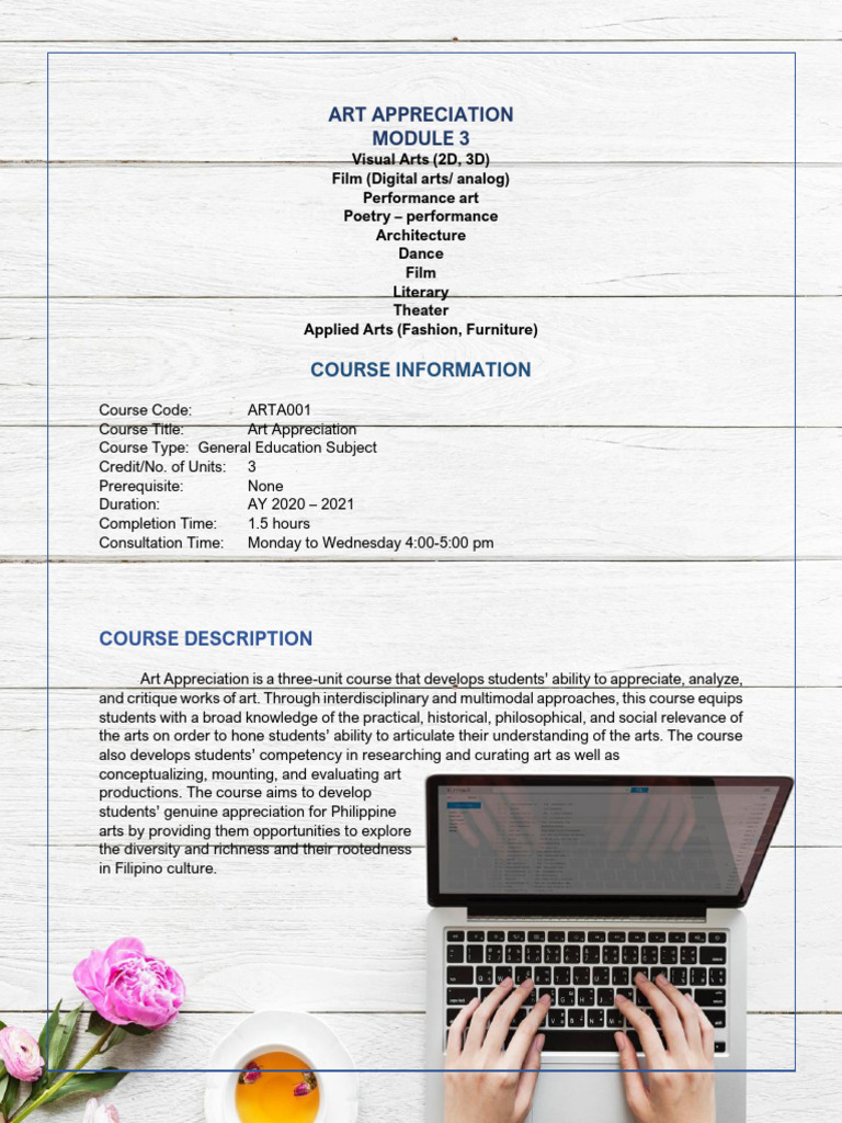 Module 3 - Visual Art | PDF | Creativity | Decision Making