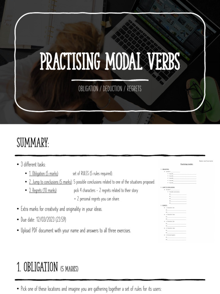 TASK_Practising MODAL VERBS_complete | PDF