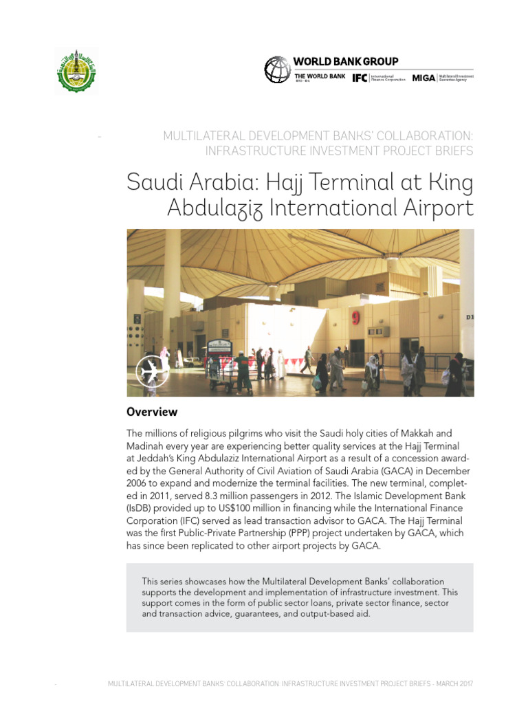 SaudiArabiaHajjTerminal WBG IFC IsDB | PDF | Hajj | Mecca