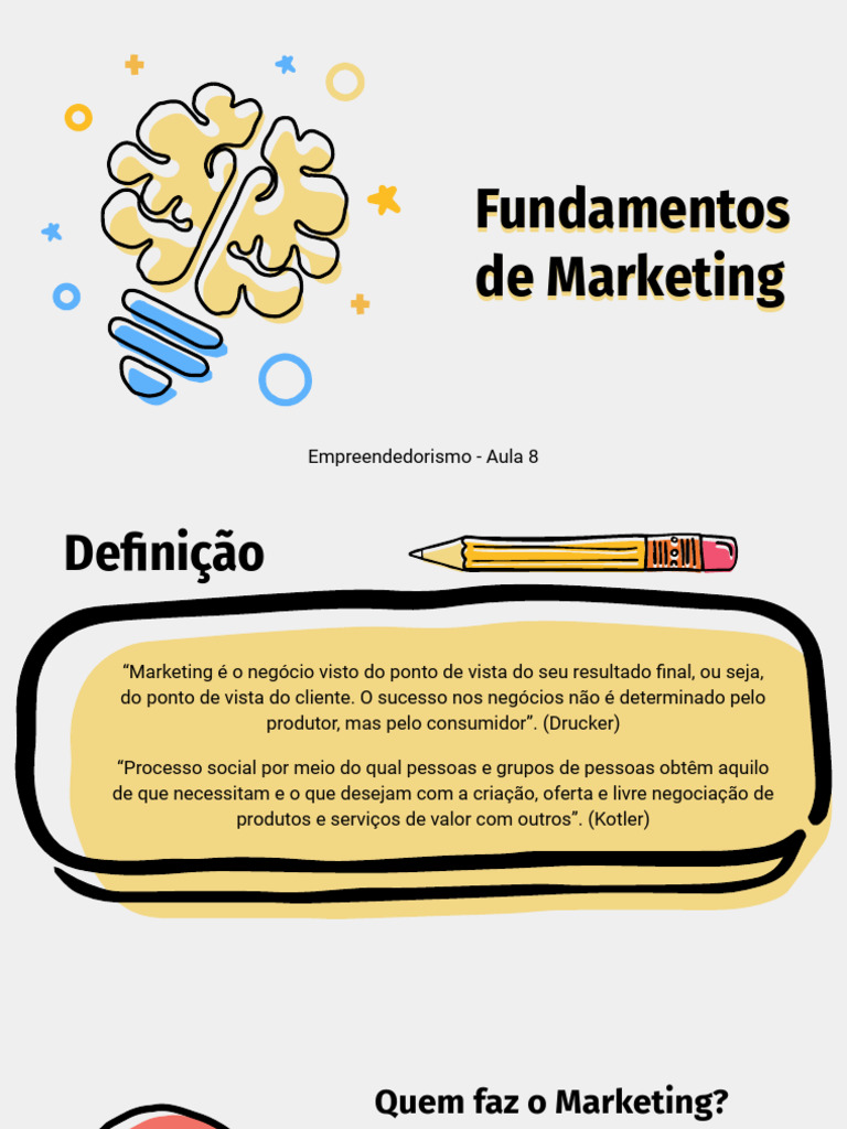 Fundamentos de Marketing | PDF | Marketing | Mercado (economia)