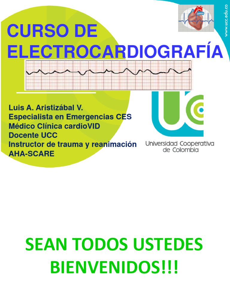 Electrocardiografía: Signo de Sokolow-Lyon | PDF | Electrocardiografia ...