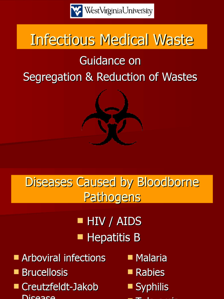 Infect Waste Training | PDF | Infection | Waste