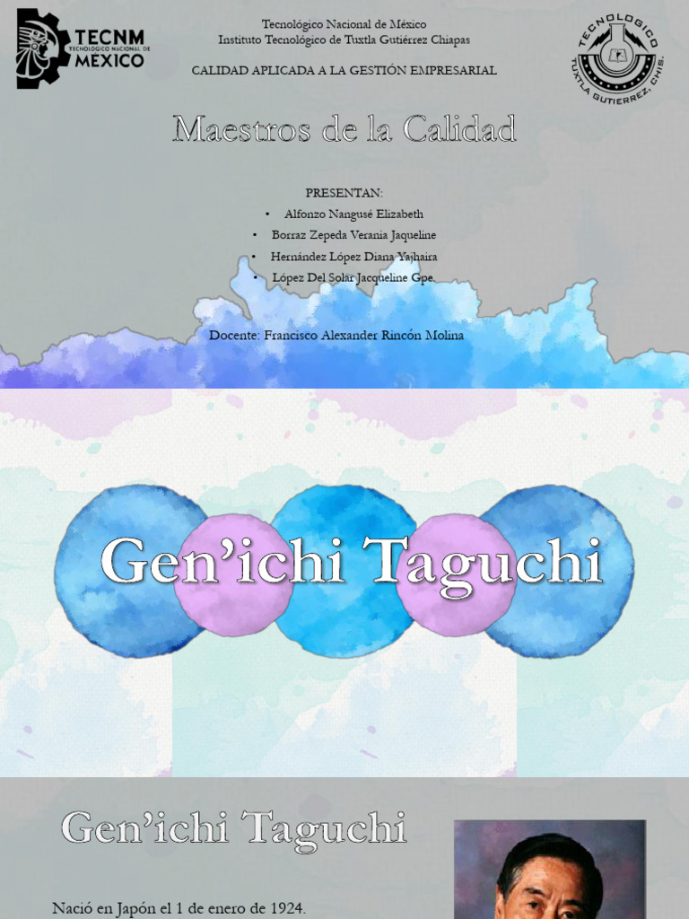 Exposición Gen'ichi Taguchi | PDF