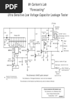 Mr Carlson's Low Voltage Capacitor Tester | PDF | Capacitor ...