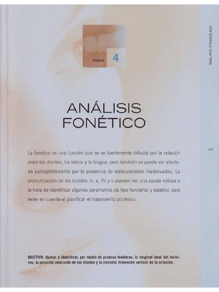 Capitulo Libro 4 y 5 Analisis Estetico de Fradeani | PDF