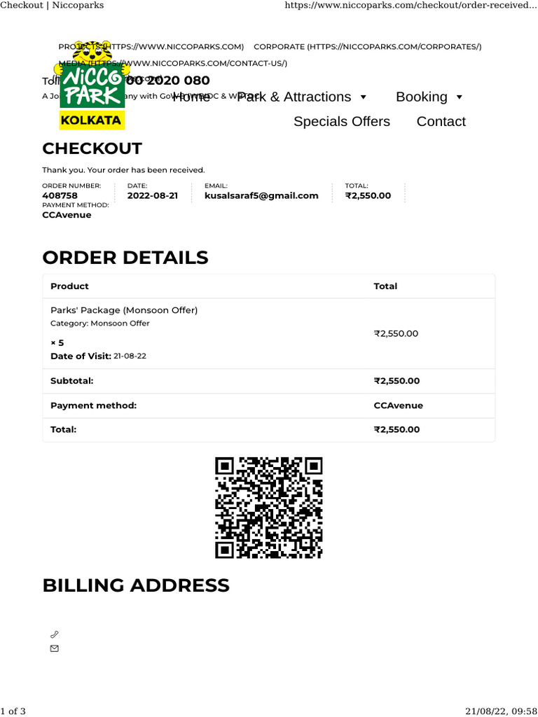 Checkout Niccoparks | Download Free PDF | Service Industries | Computing