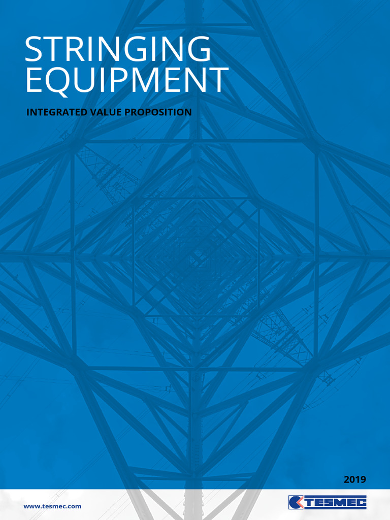 Tesmec Digital Stringing Equipment Guide | PDF | Axle | Diesel Engine