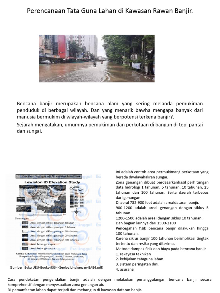 Perencanaan Tata Guna Lahan Di Kawasan Rawan Banjir | PDF