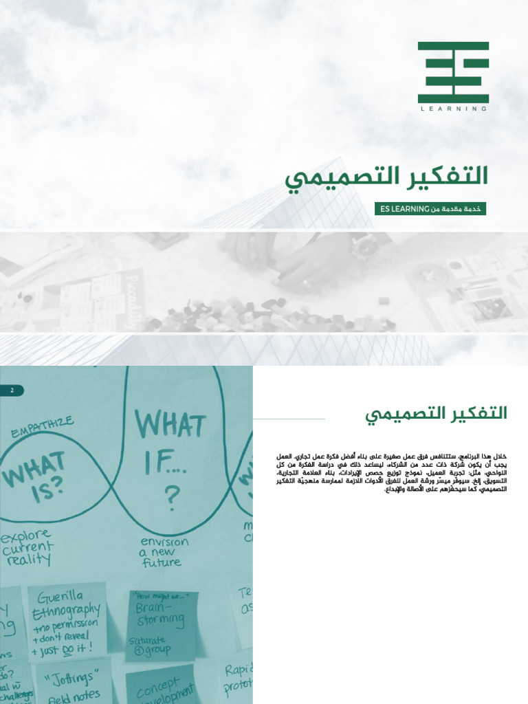 Design Thinking ESL PROFILE | PDF