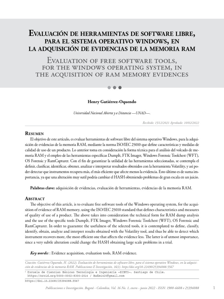 Evaluación de Herramientas de Software Libre | PDF | Software ...