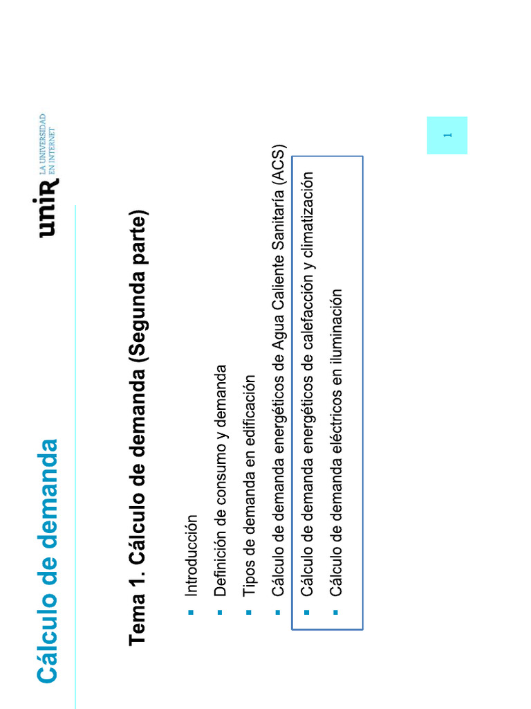 Cálculo de Demanda (Segunda Parte) | PDF